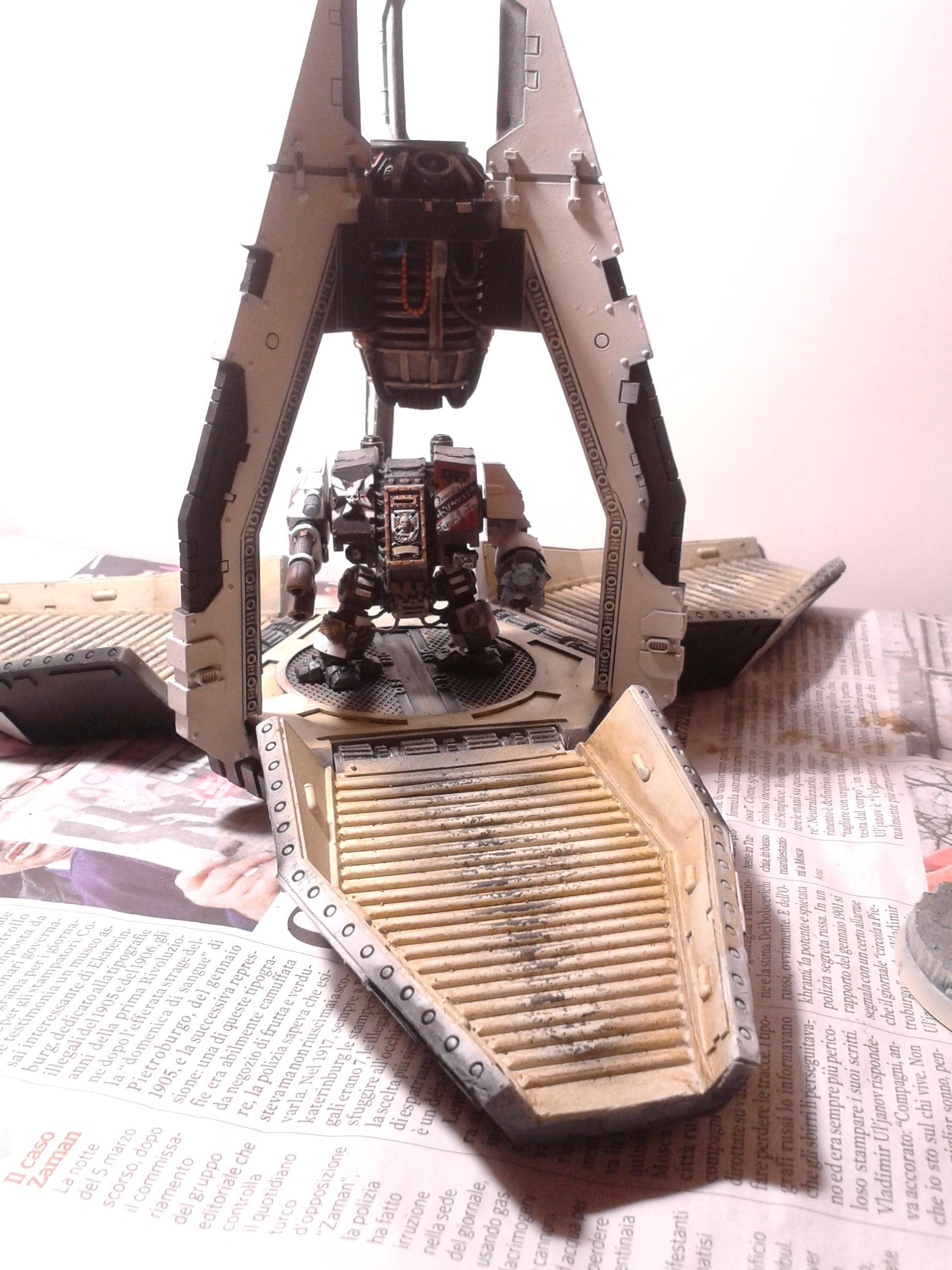 Black Templars, Dreadnought, Drop Pod - BLACK TEMPLAR DREADNOUGHT DROP POD - Gallery - DakkaDakka
